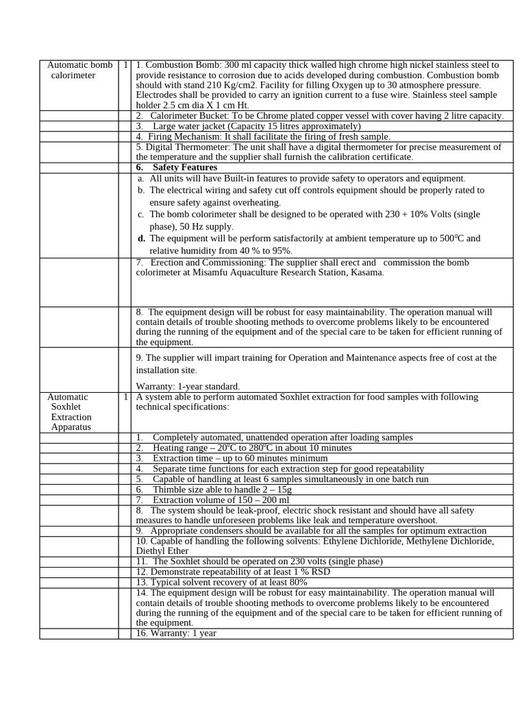Atomic Bomb Calirometer and Automatic Soxhlet Extraction Apparatus | PDF | Physical Sciences ...