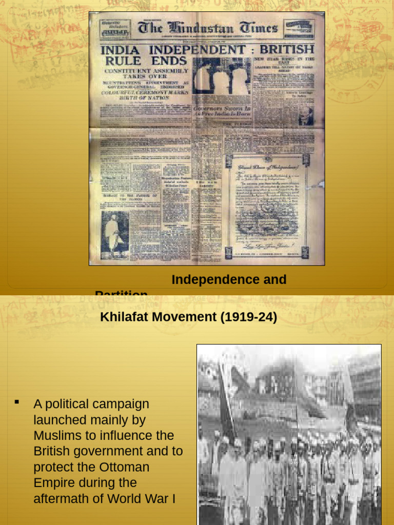 Independence and Partition | PDF | British Raj | Mahatma Gandhi