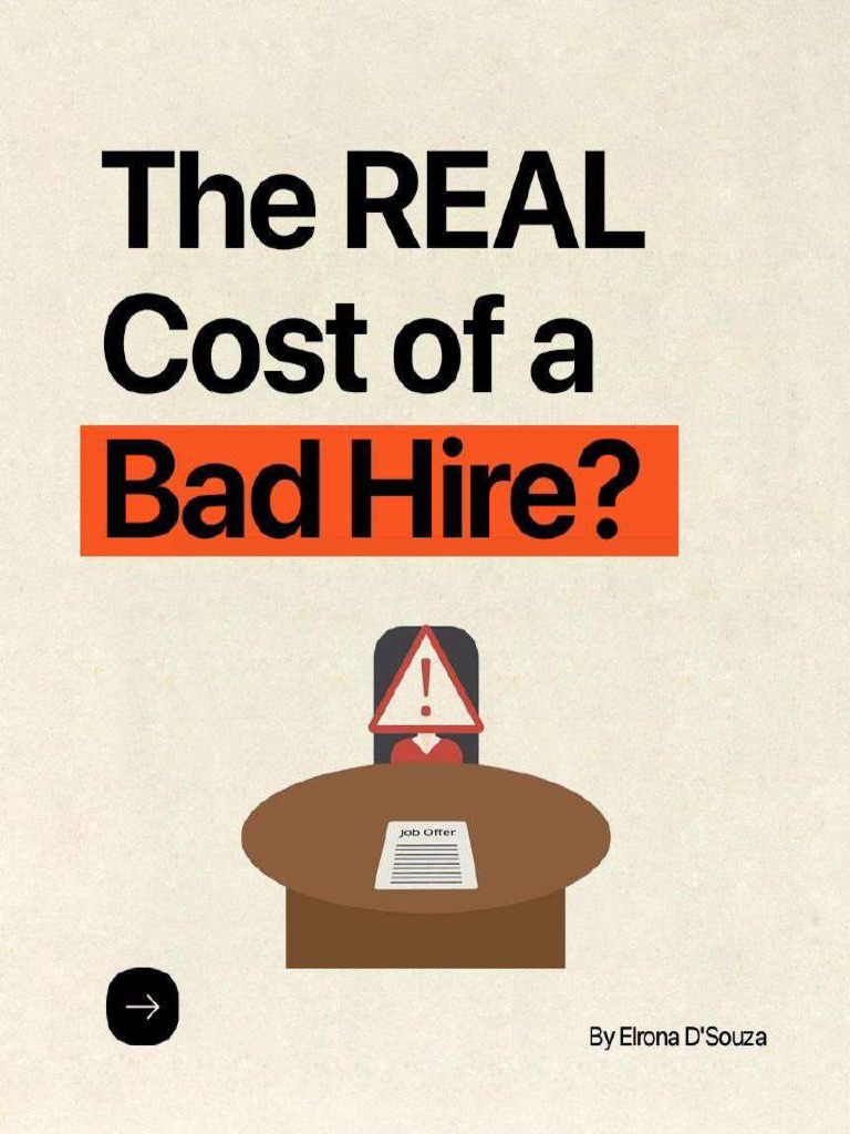 The Real Cost of A Bad Hire | PDF