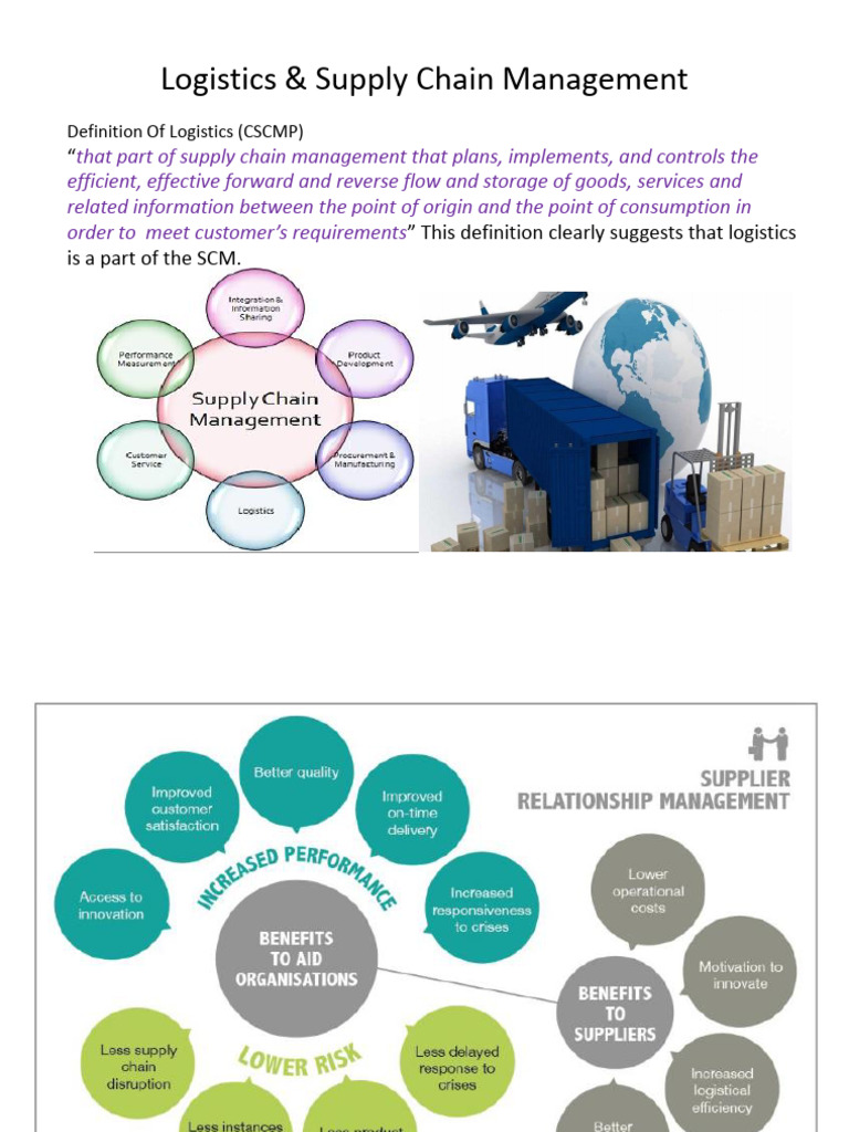 SCM Mba | PDF | Logistics | Supply Chain Management