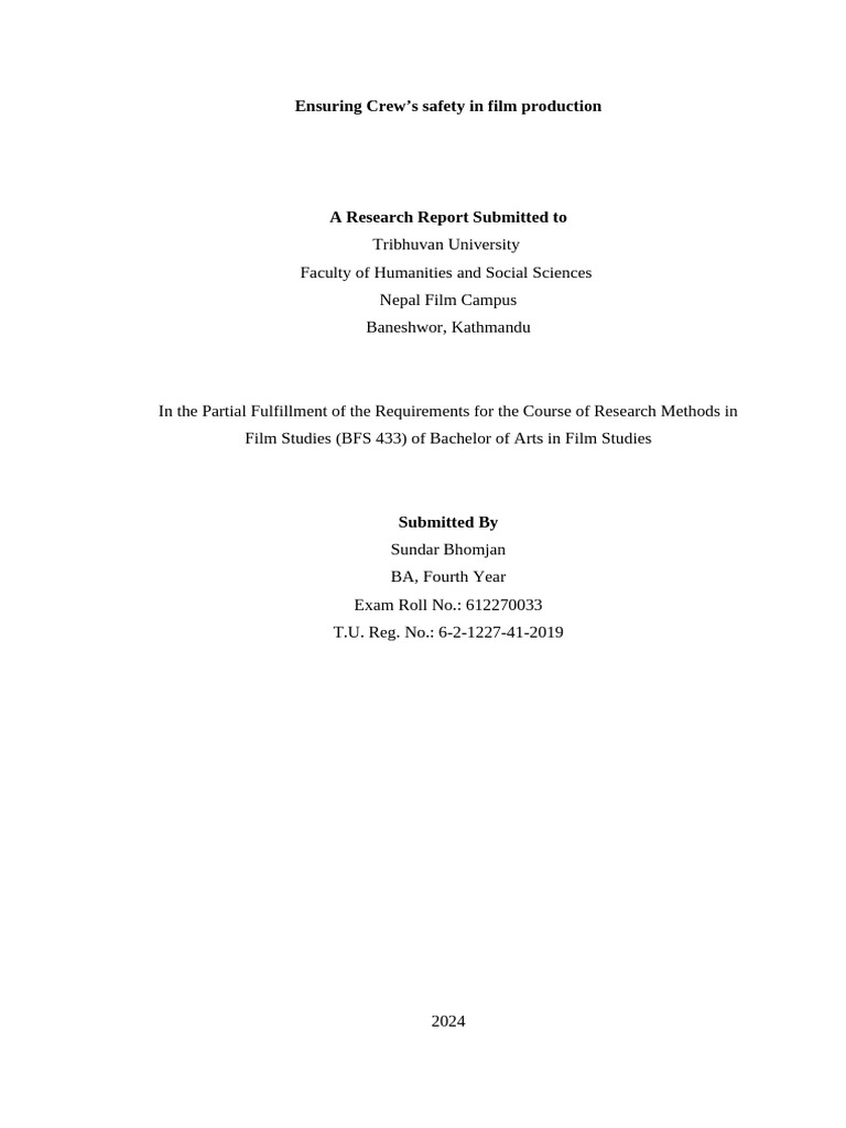 Sundar Research Paper - v10 | PDF | Focus Group | Occupational Safety ...