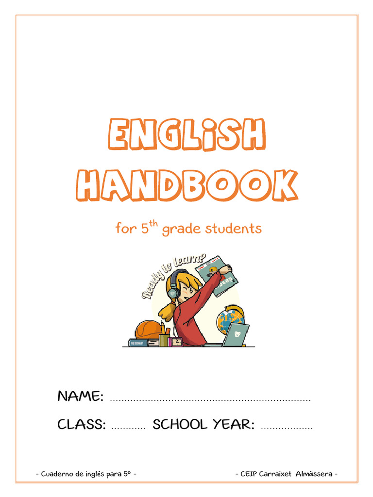 5th English Handbook | PDF | Idioma en Inglés