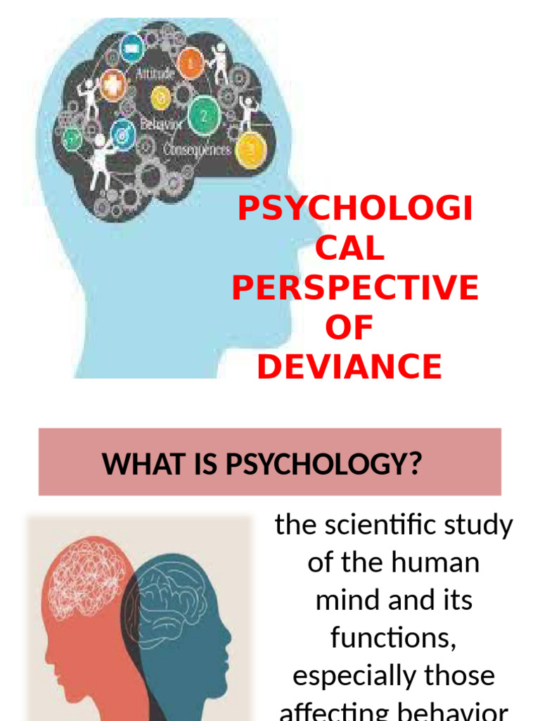 Psychologocal Perspective of Deviance | PDF | Personality Disorder ...