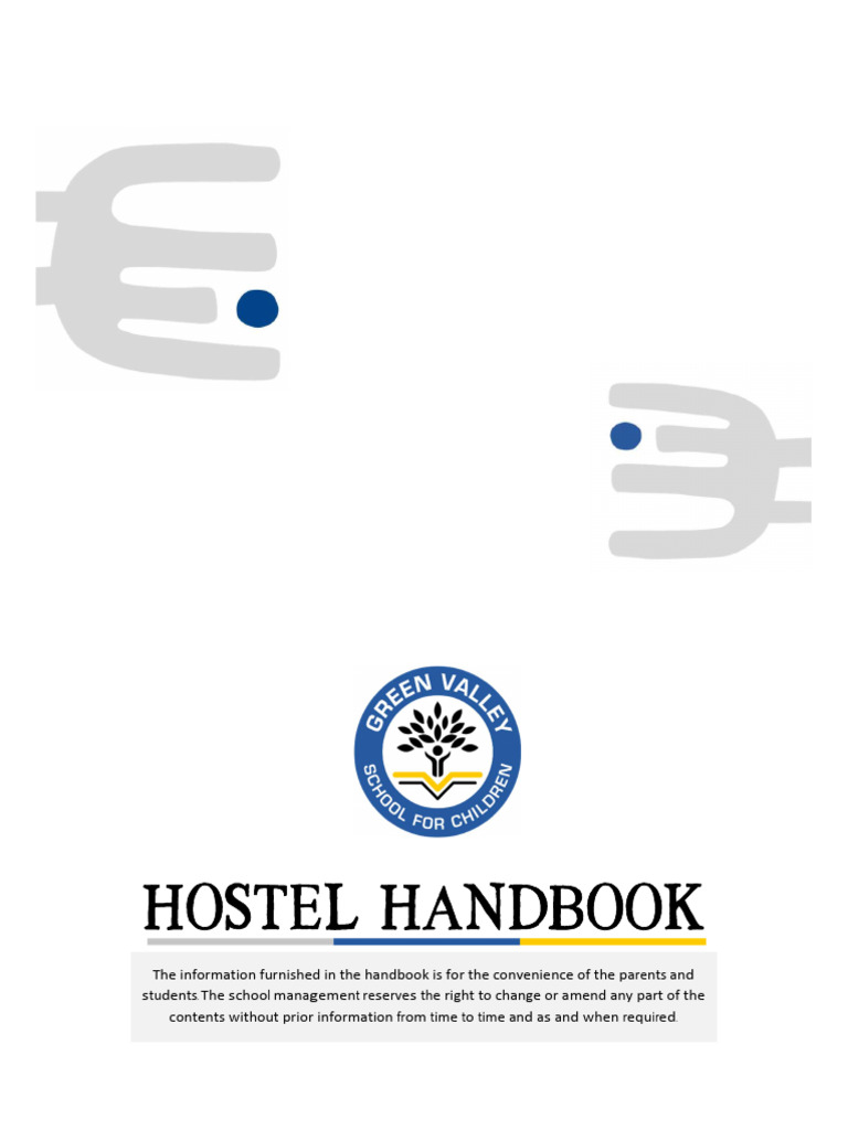 GSFC Hostel Handbook 24 25 | PDF | Indemnity | Meal