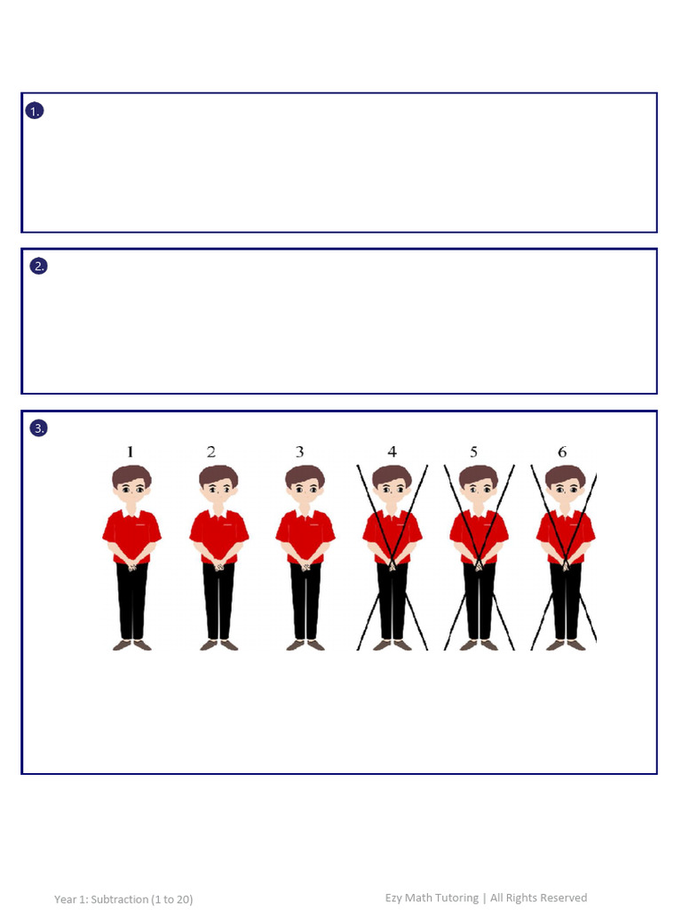 Year 1 Maths Test - Subtraction (1 To 20) - Answers | PDF | Teaching ...