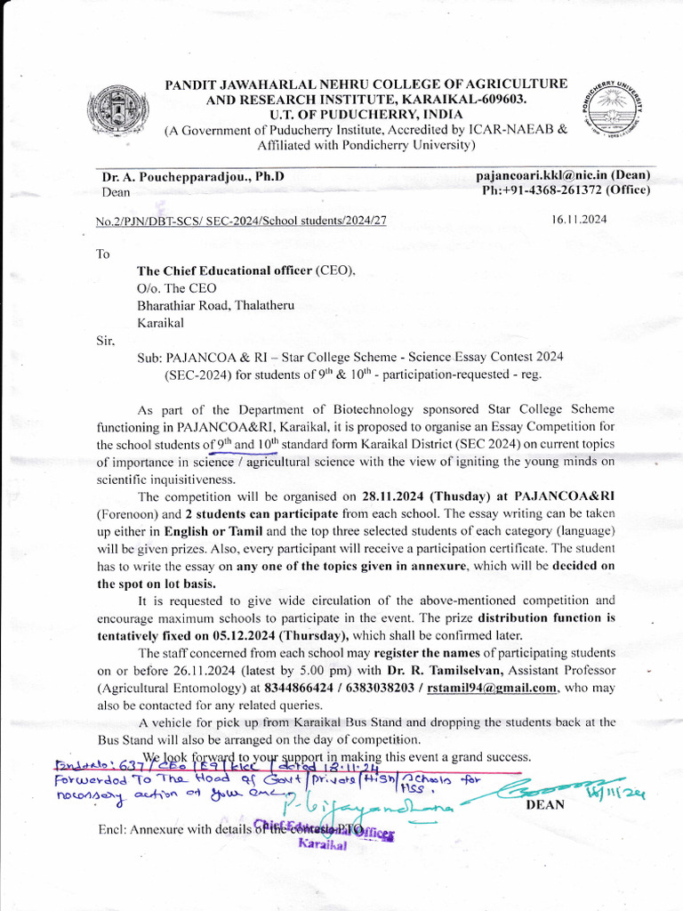 Pajancoa&Ri - Essay Writing Competition | PDF | Environmental Social ...