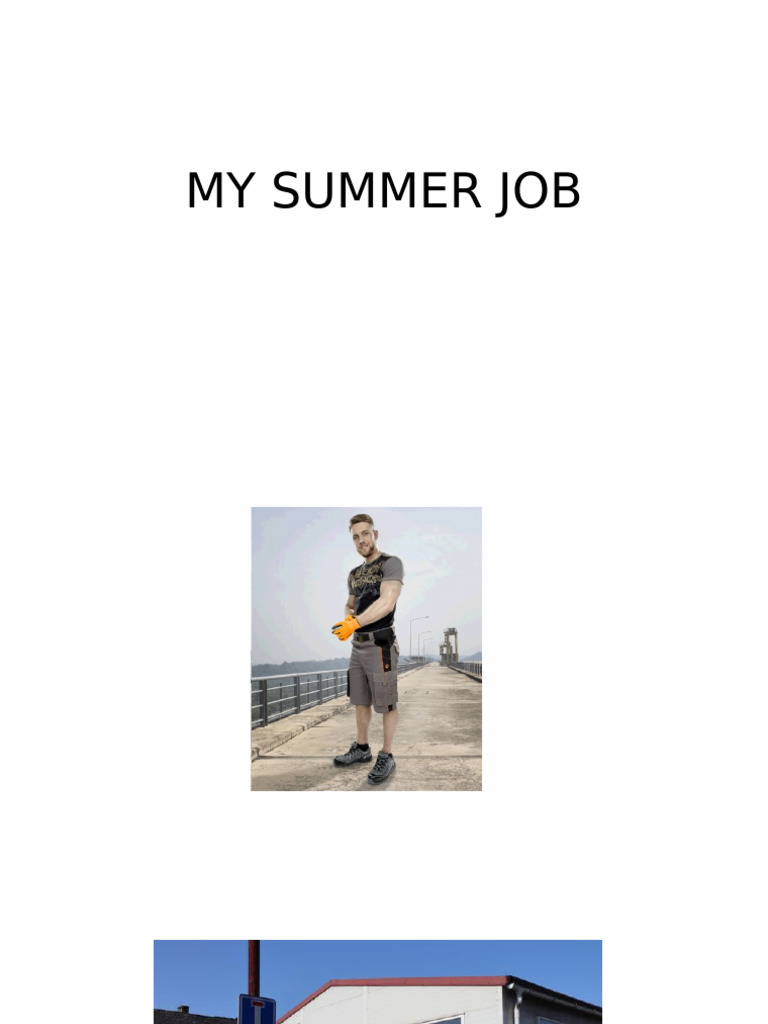 My Summer Job | PDF