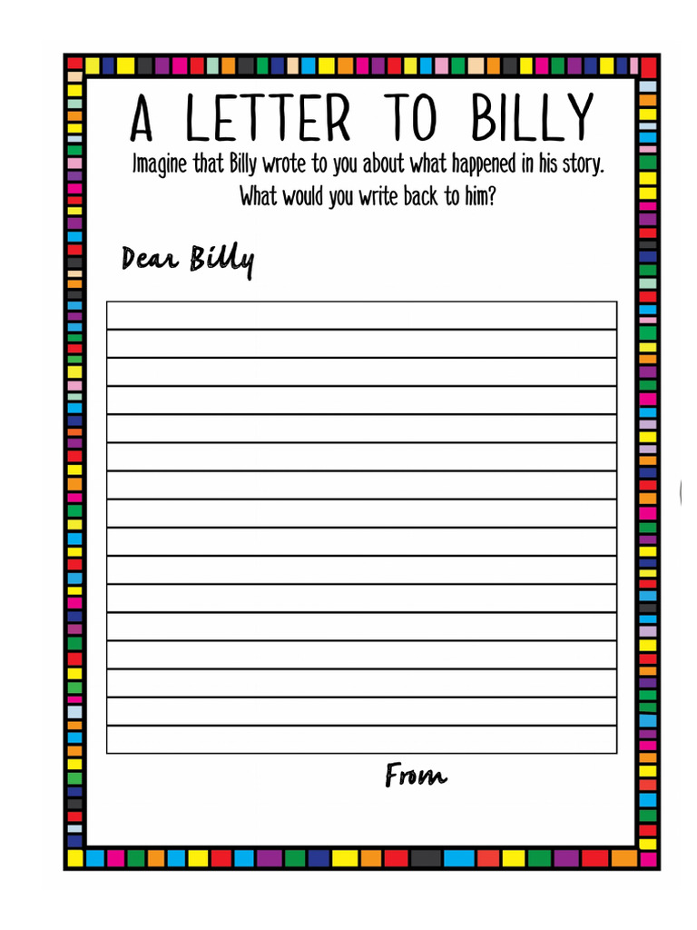 Day 5 Letter To Billy | PDF
