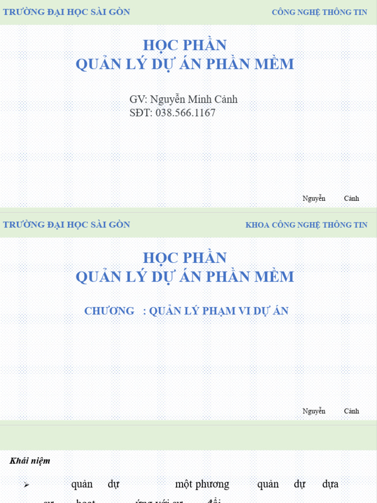 B02 LT QLDA MoHinhAgile Scrum | PDF