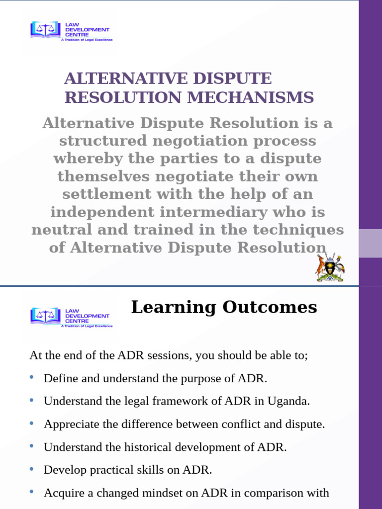 Alternative Dispute Resolution | PDF | Alternative Dispute Resolution | Mediation