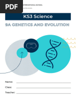 9a Mark Schemes | PDF | Genetics | Reproduction