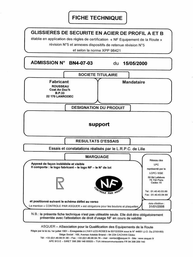 Fichet Technique bn4 | PDF