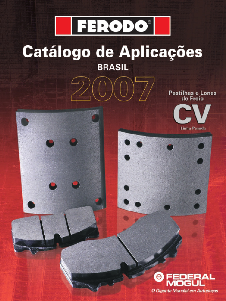 Catálogo de Lonas e Pastilhas FERODO | PDF | Veículos | Indústria ...