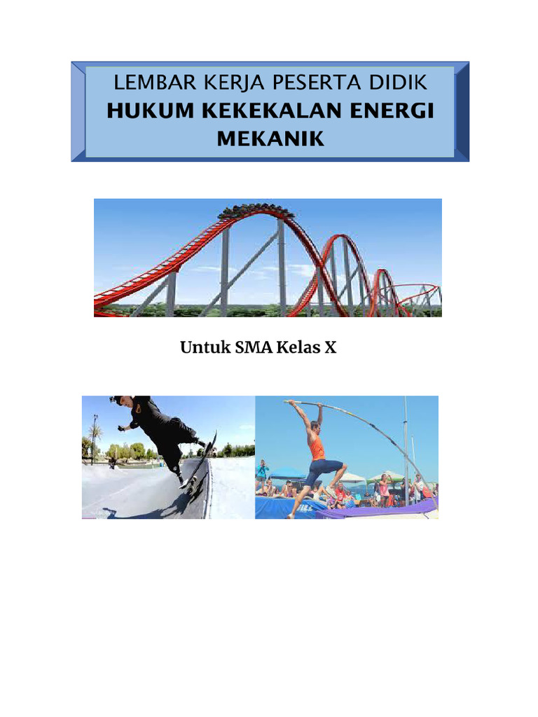 LKPD Kekekalan Energi Mekanik Kel 5 | PDF | Sains & Matematika ...