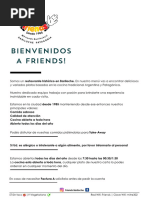 Menú y precios de Frisby 2023 | PDF