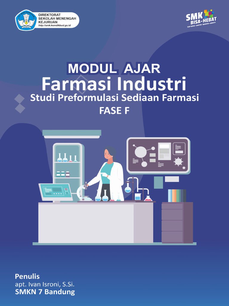 Modul Ajar Farmasi Industri - Studi Preformulasi Sediaan Farmasi - Fase F | PDF