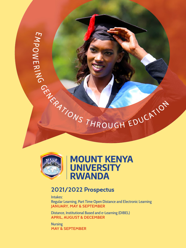 MKU Rwanda 2021/2022 Prospectus | PDF | Bachelor's Degree | Academic Degree