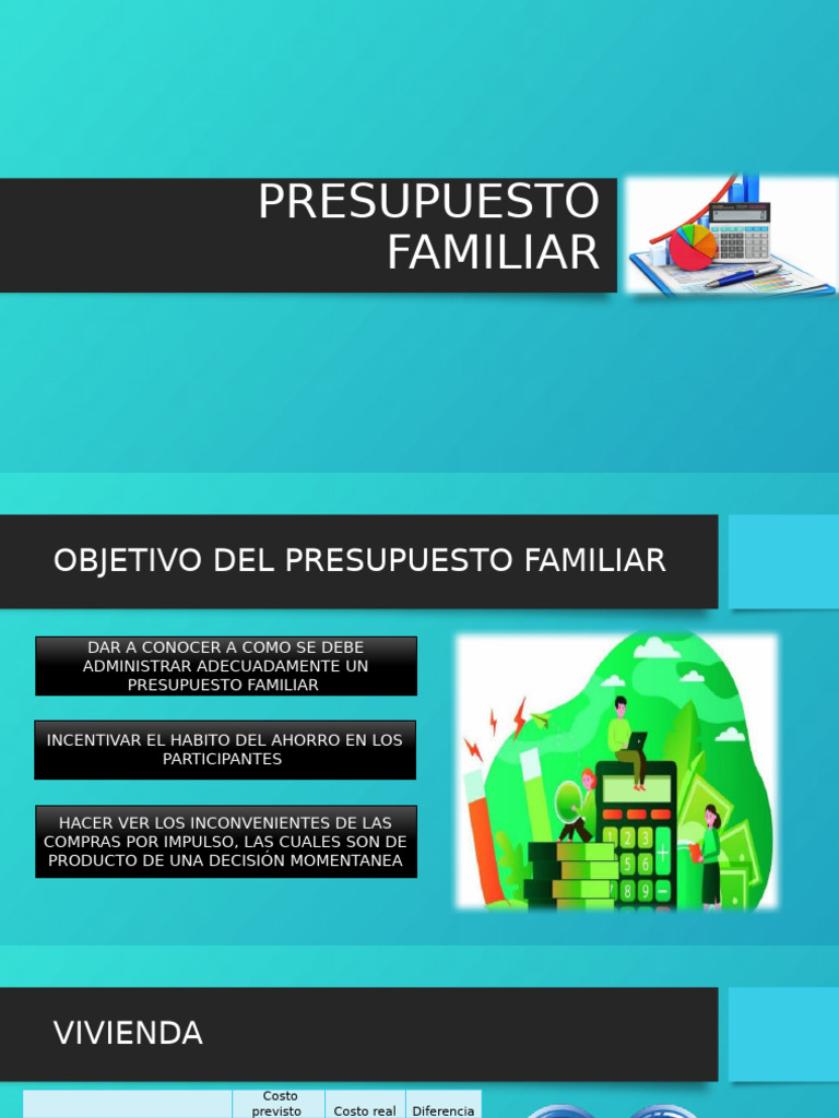 Presupuesto Familiar | PDF