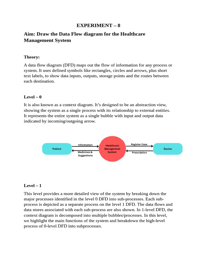Experiment - 7 Data Flow Diagram | PDF