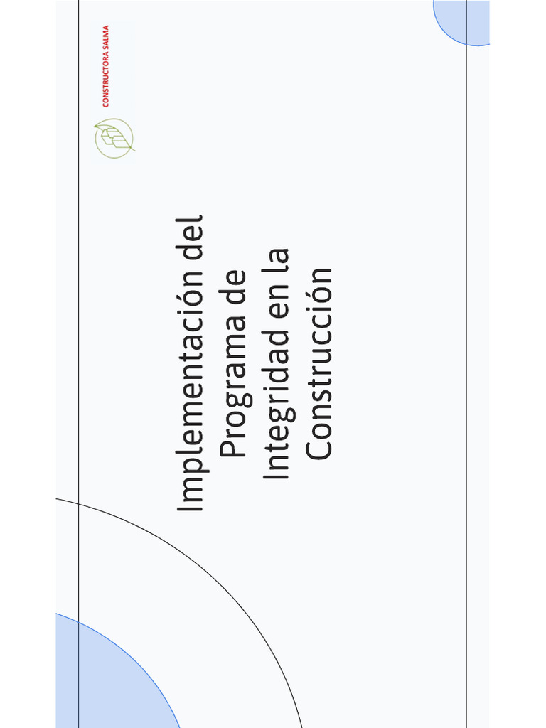 Presentación Programa de Integridad | PDF