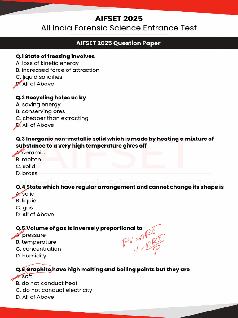 Aifset Bscfs 2025 Exam Paper | PDF | Animal Anatomy | Glands