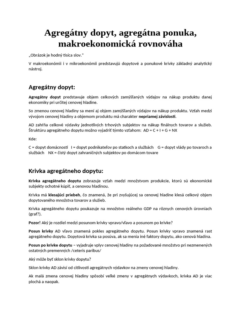 Agregátny Dopyt 2 | PDF