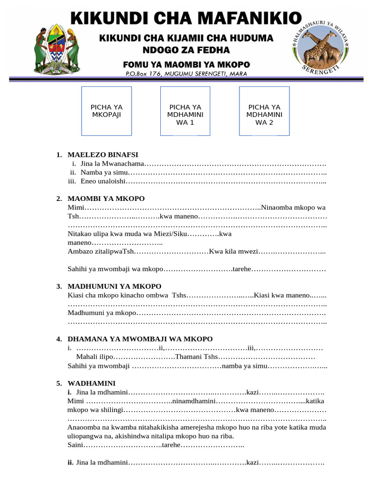 Kikundi Cha Mafanikio | PDF