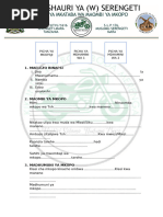 Fomu Ya Likizo | PDF