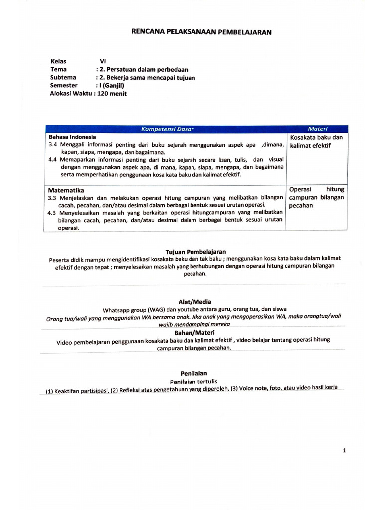 22.1. RPP Paikem | PDF