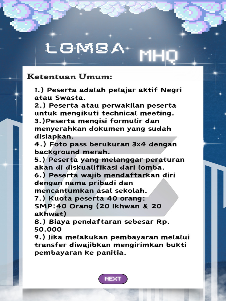 Ketentuan Lomba elTAHFIDH Festival Talenta | PDF
