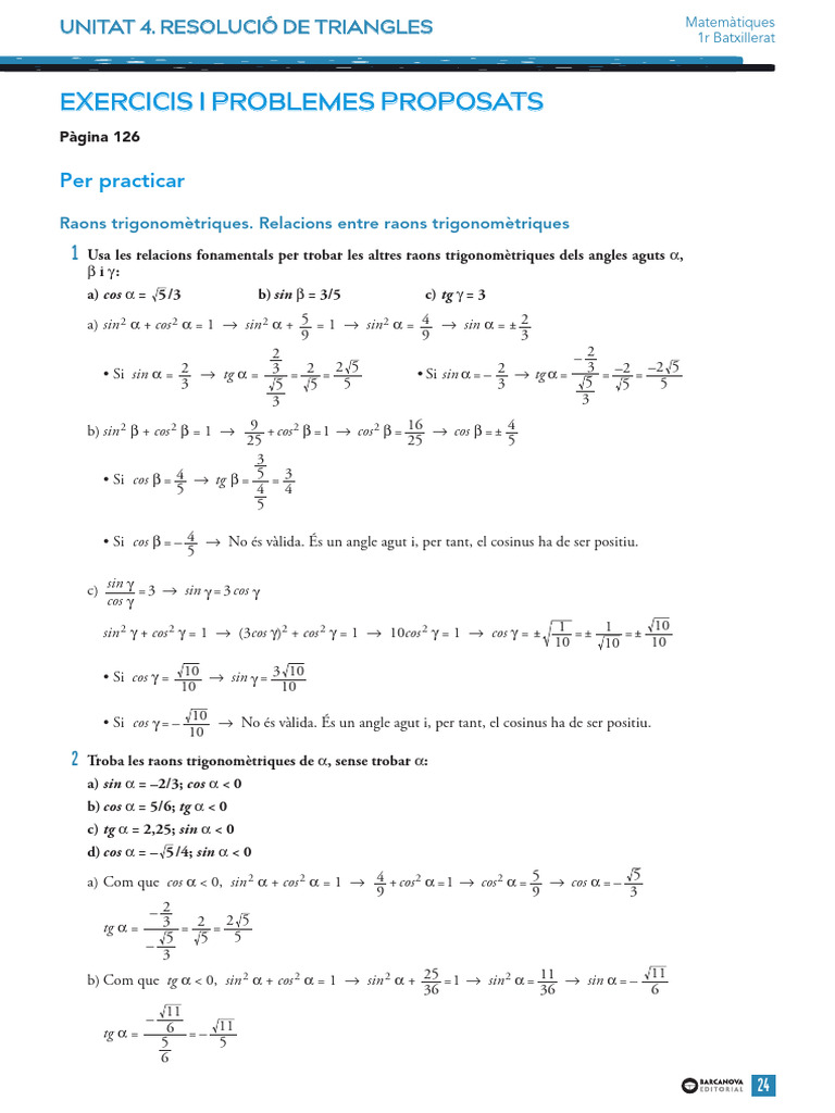 Solucions Exercicis Finals Unitat 04 | PDF
