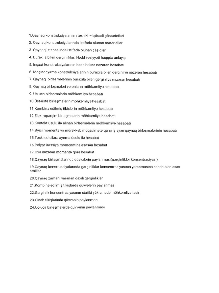 Qaynaq Imtahan | PDF