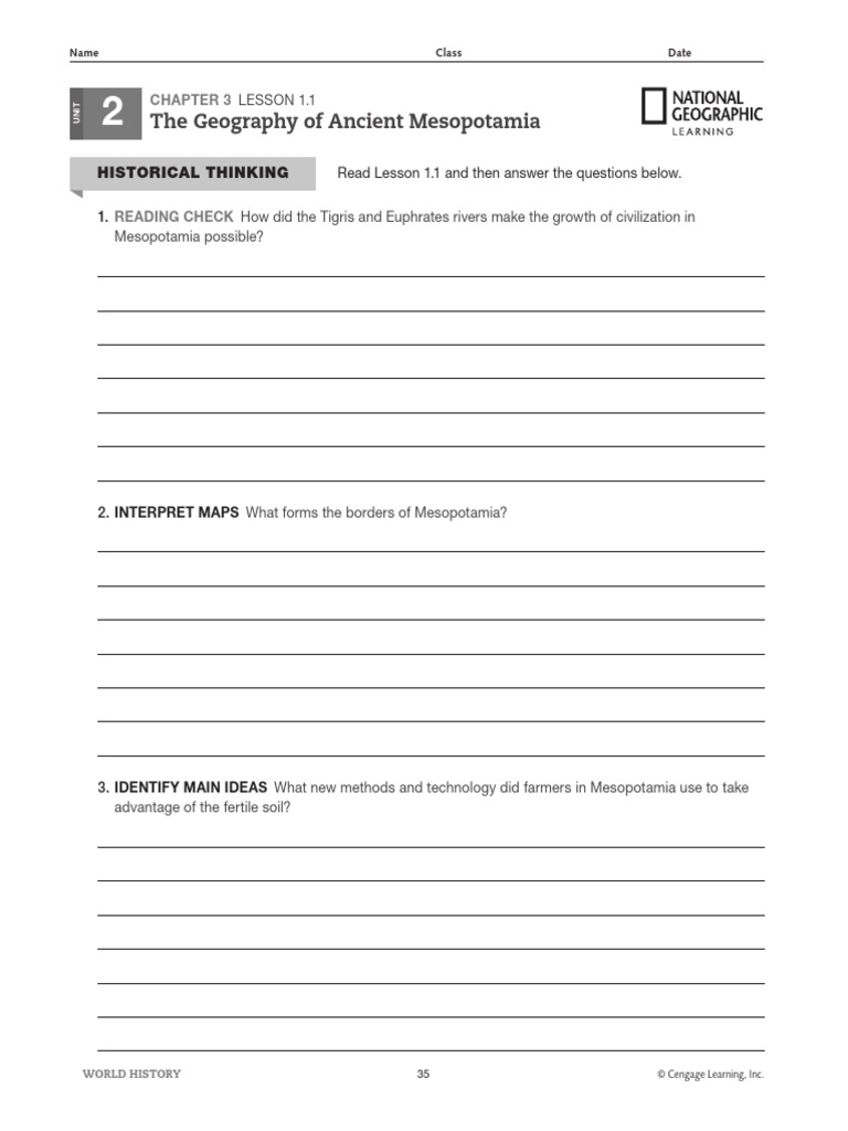 Chapter 3 1 1the Geography of Ancient Mesopotamia | PDF