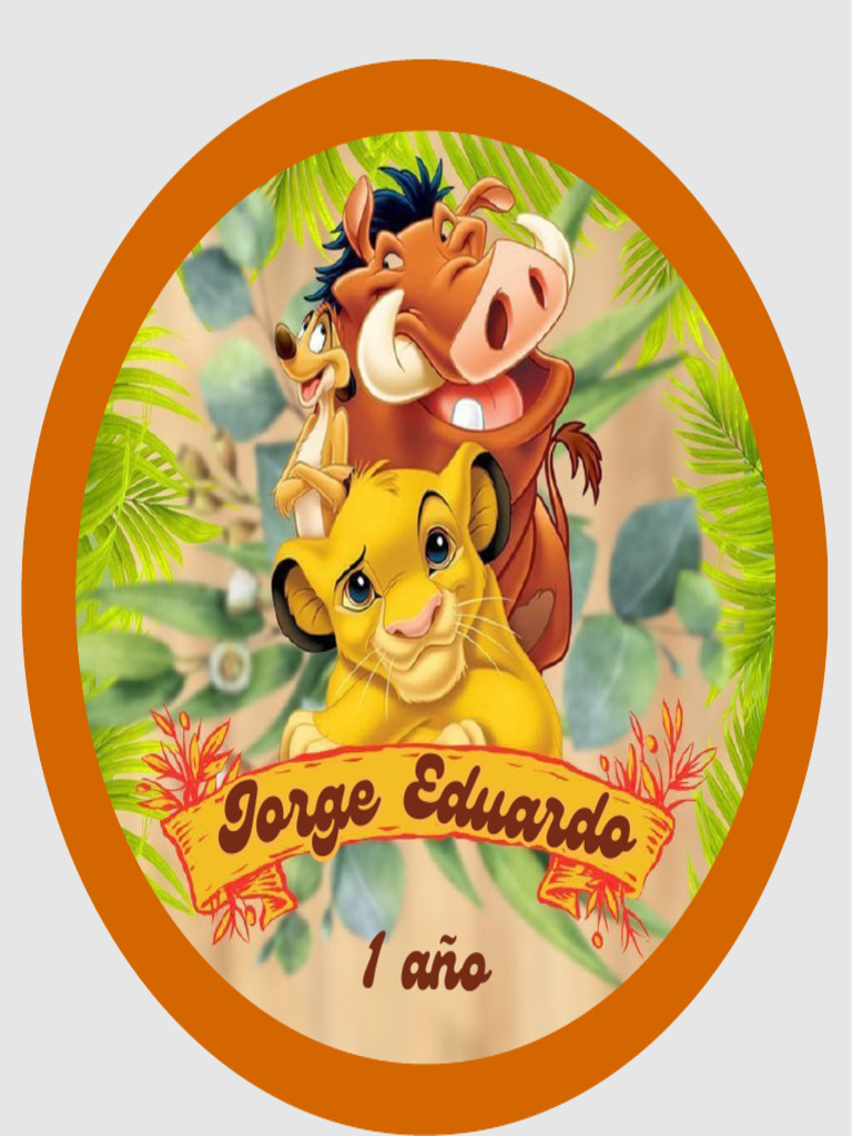 Sticker Torta JE | PDF