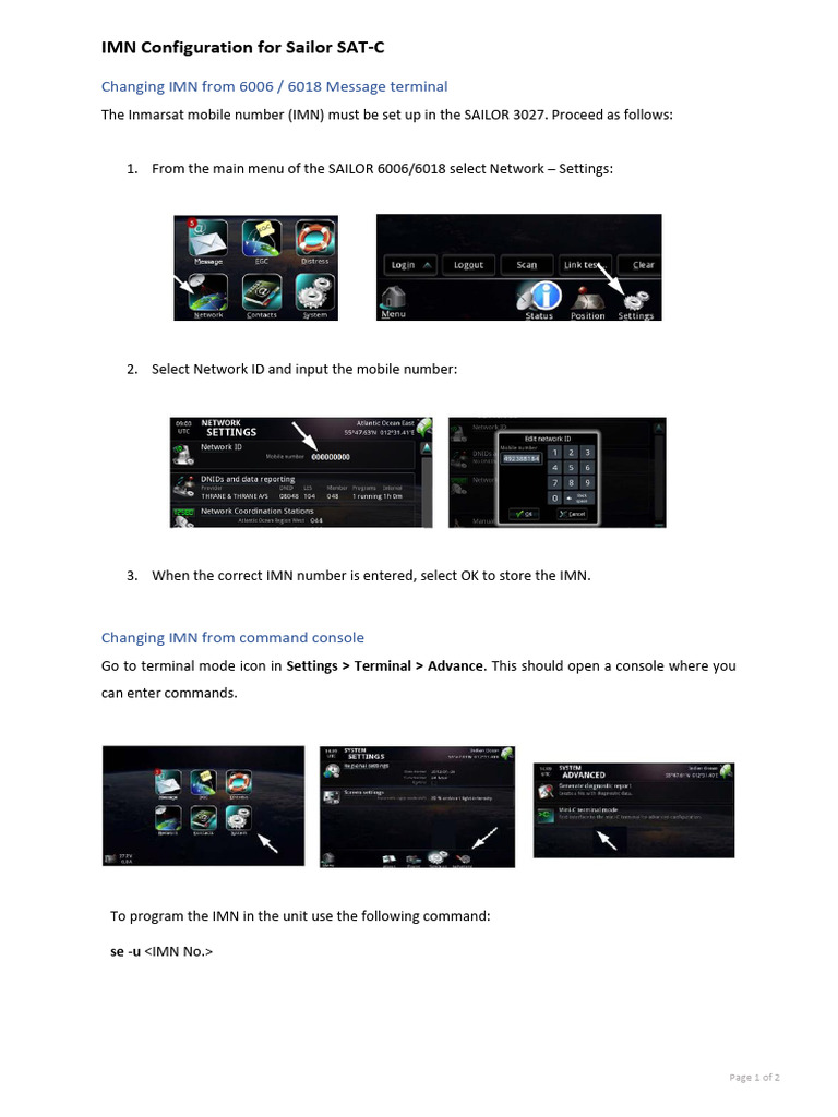 SAT C IMN Configuration | PDF | Computers