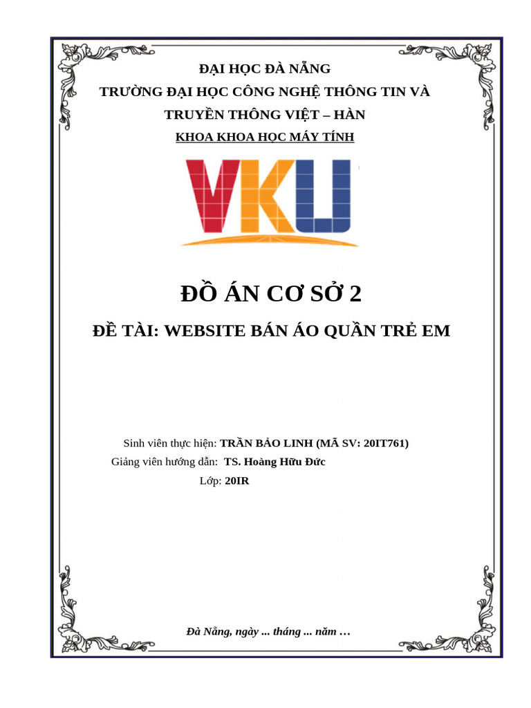 Bao Cao Do An-Tran Bao Linh-20IT761 | PDF
