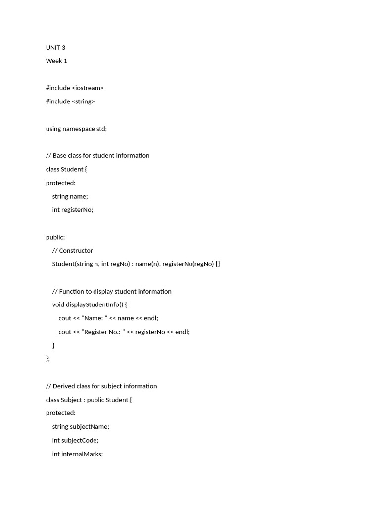 UNIT 3 Week 1 | PDF | Computer Programming | Software Engineering