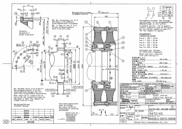 Hitachi Nico Vulkan Drawings | PDF
