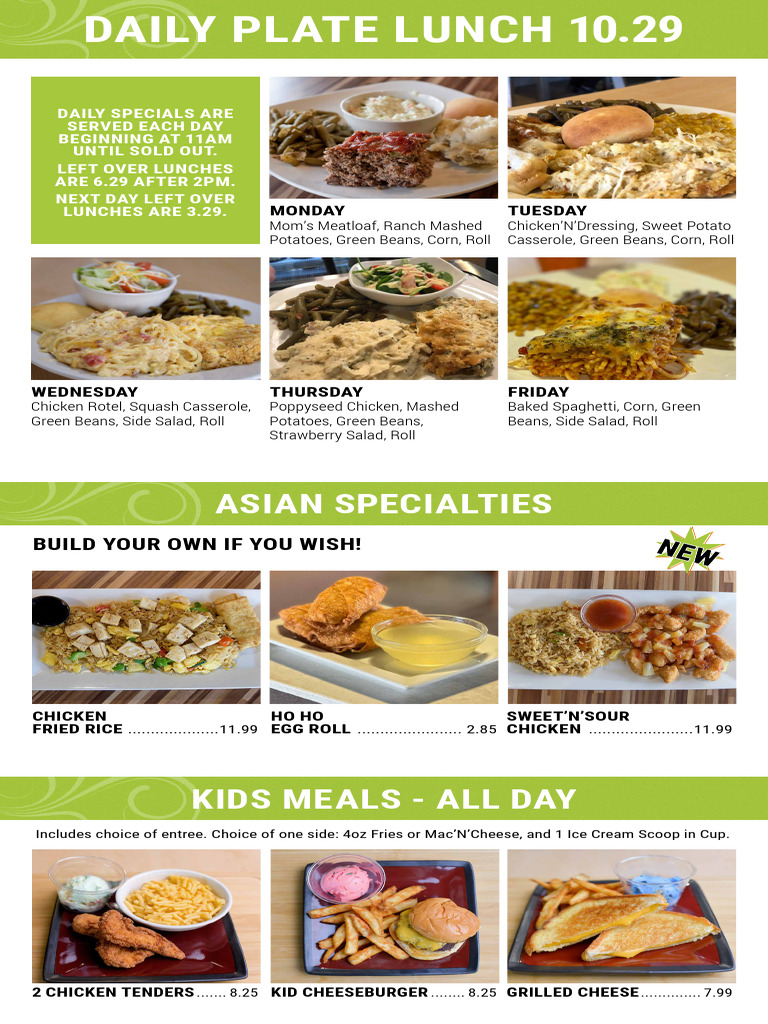 Daily Plate Lunch 2 2024 | PDF