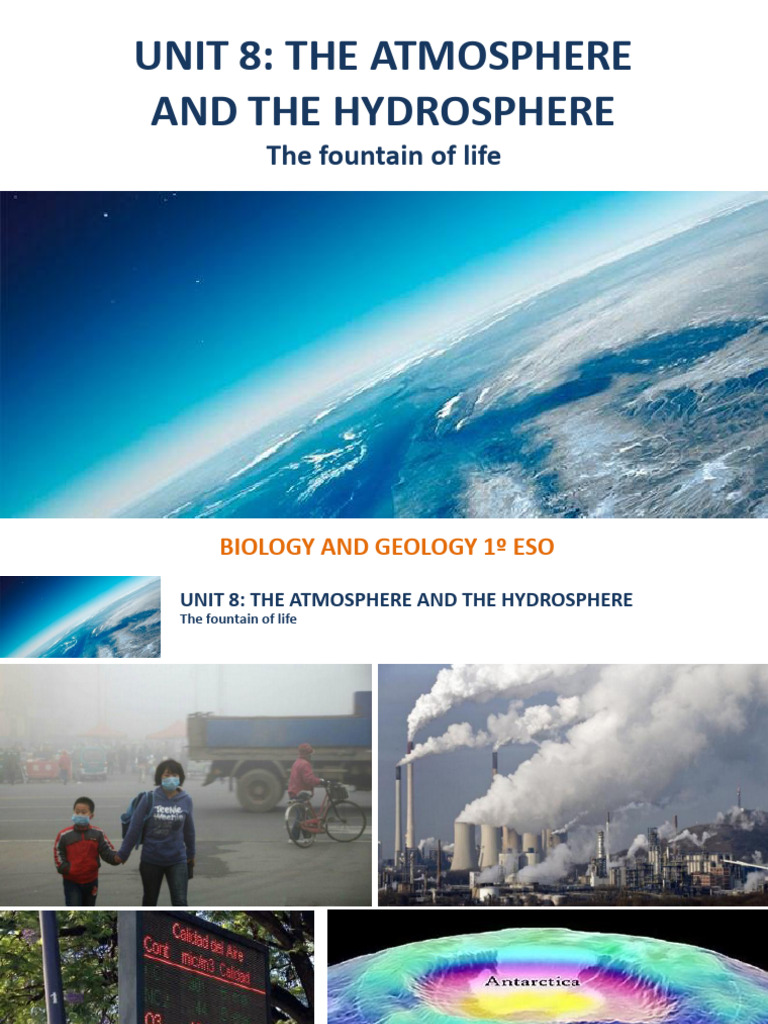 1e Ud 7 Atmosphere - Hydrosphere | PDF | Atmosphere Of Earth | Atmosphere