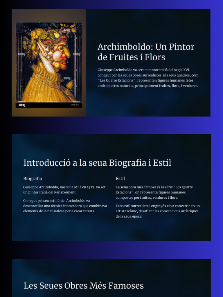 Treball Arcimboldo 1 | PDF