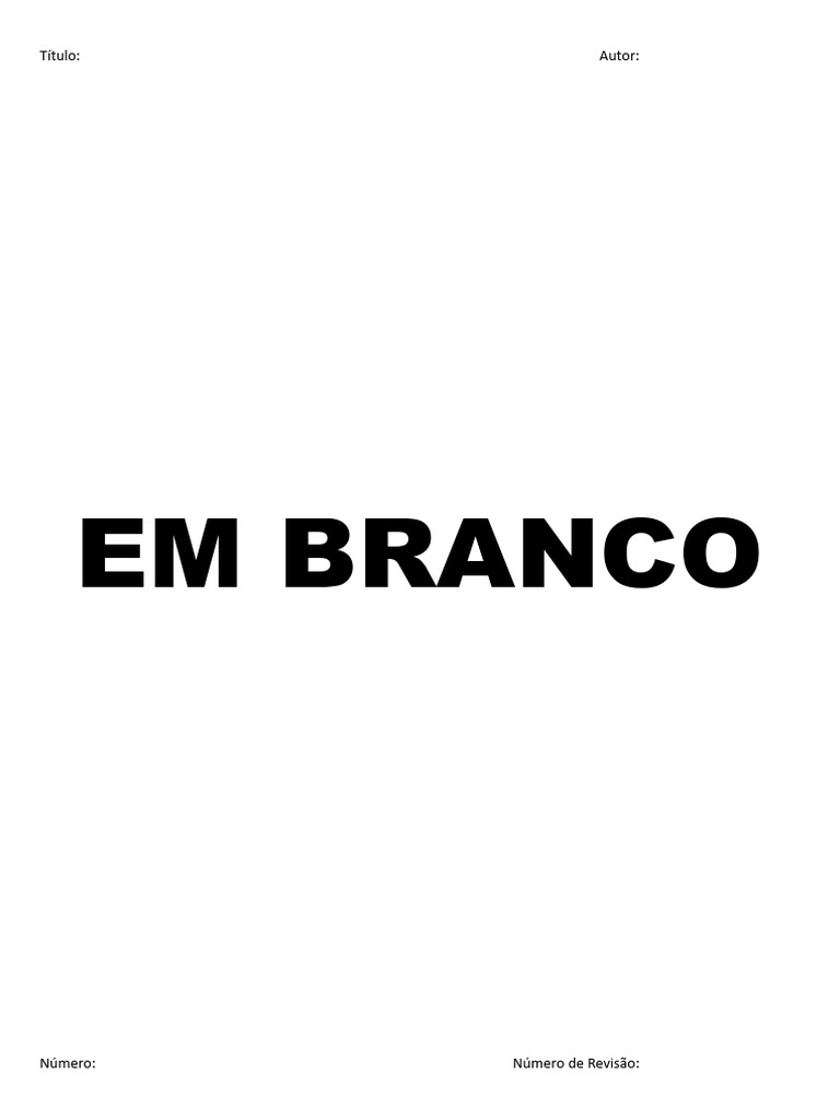 Em Branco | PDF | Poesia