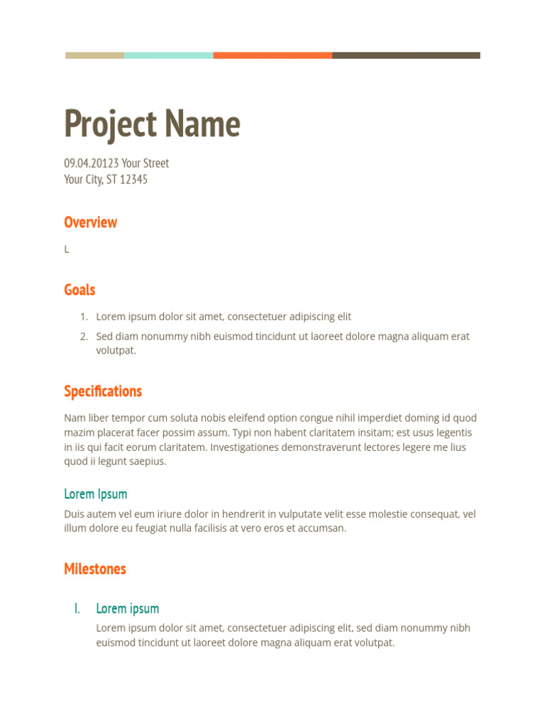 Project Proposal | PDF
