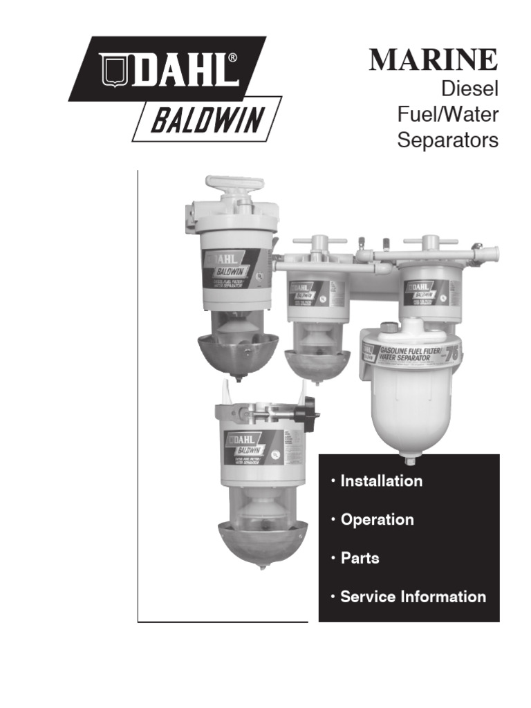 Marine Diesel Separator Installation Guide | PDF | Valve | Pump