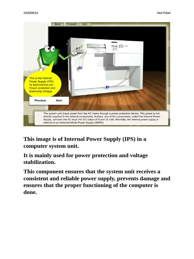 24000014-Patel Ved-ICT-tutorial | PDF | Random Access Memory | Network ...