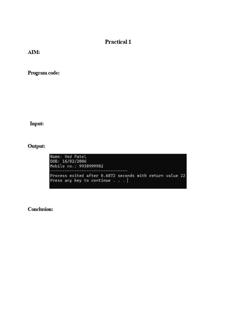 C Programming Lab Manual: Practical Exercises | PDF | Pointer (Computer ...