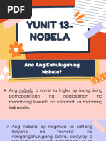 Nobela Kahulugan | PDF