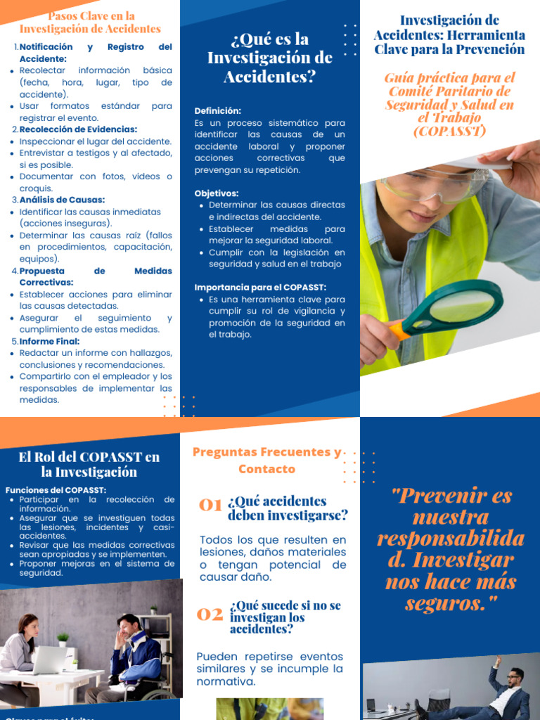 Investigacion de Accidentes Copasst | PDF | Informática