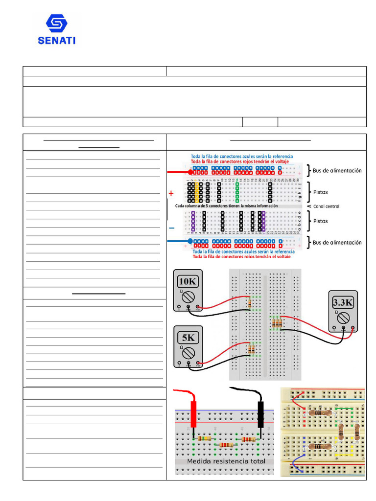 Hoja de Procesos Sem V t01 | PDF | Resistor