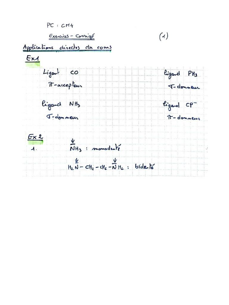 CM4 - TD corrigé | PDF